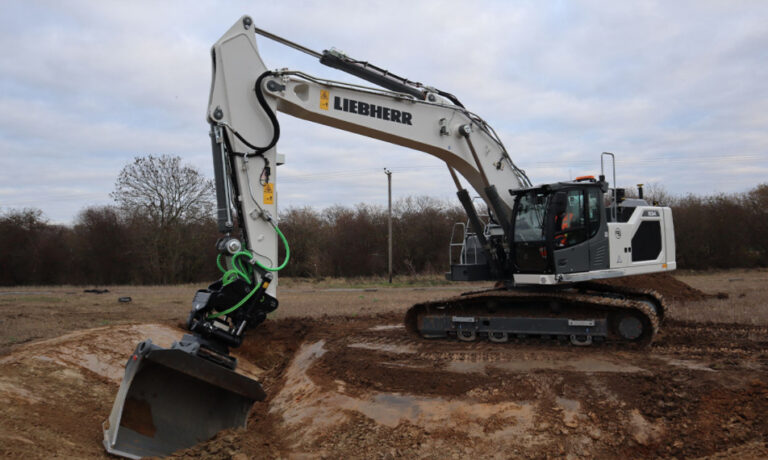 Delivered the World’s First Liebherr Excavator With Leica Geosystems ...