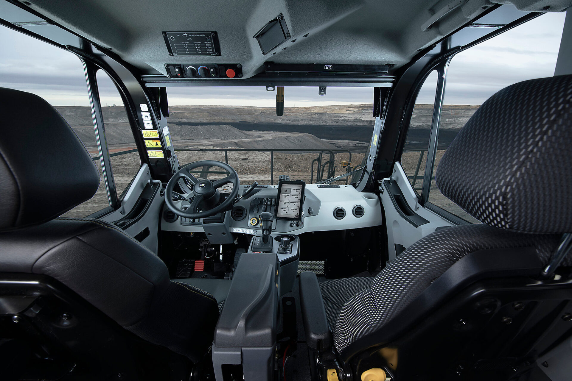 A Closer Look Inside Cat Next Generation Cab for Mining Trucks | The ...