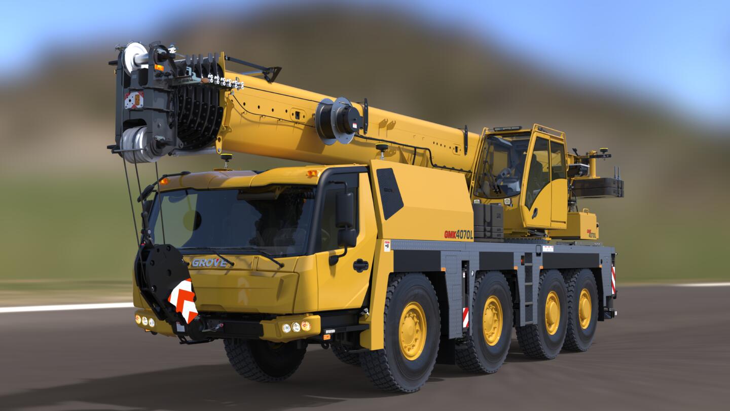 Manitowoc Unveils GMK4070L Grove at bauma: Strongest Load Charts and ...