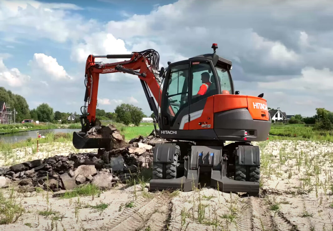 Hitachi Introduces Smallest Wheeled Excavator: Increased Precision in ...