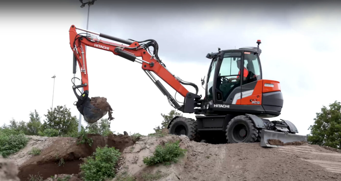 Hitachi Introduces Smallest Wheeled Excavator: Increased Precision in ...