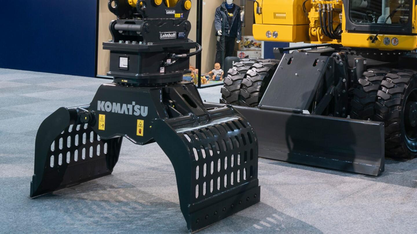 Komatsu Launches New Sorting and Demolition Grapple Range for 2.5 to 70 ...